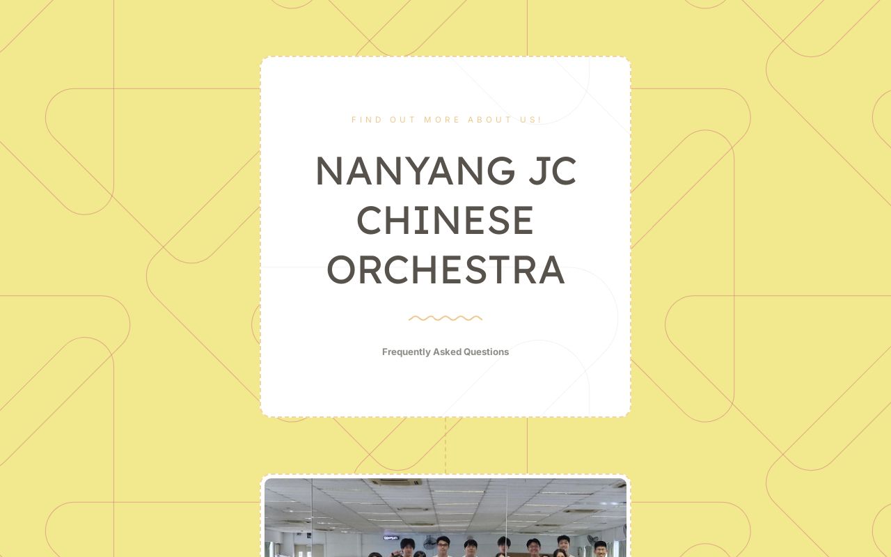 NANYANG CO FAQ